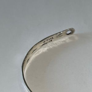 J. Hall | Jewelry | Vintage J Hall Stamped Sterling Silver Bracelet 3x ...